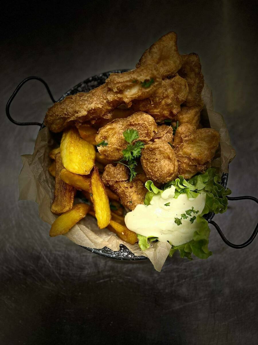 Étlap - Fish and chips - Pitvar vendéglő